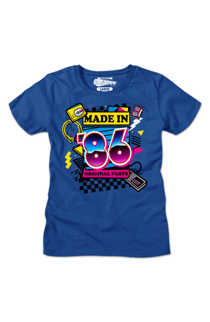 Womens Original Parts Made In '86 Shirt