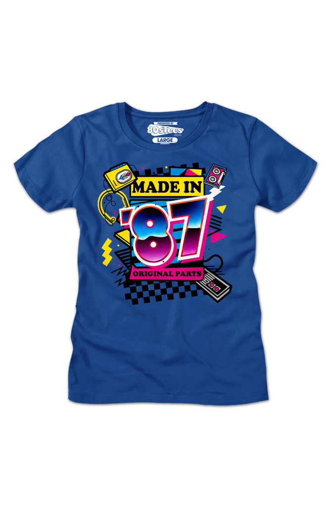 Womens Original Parts Made In '87 Shirt