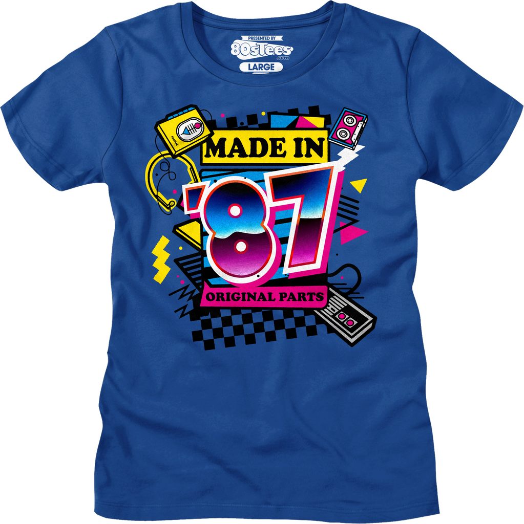 Womens Original Parts Made In '87 Shirt