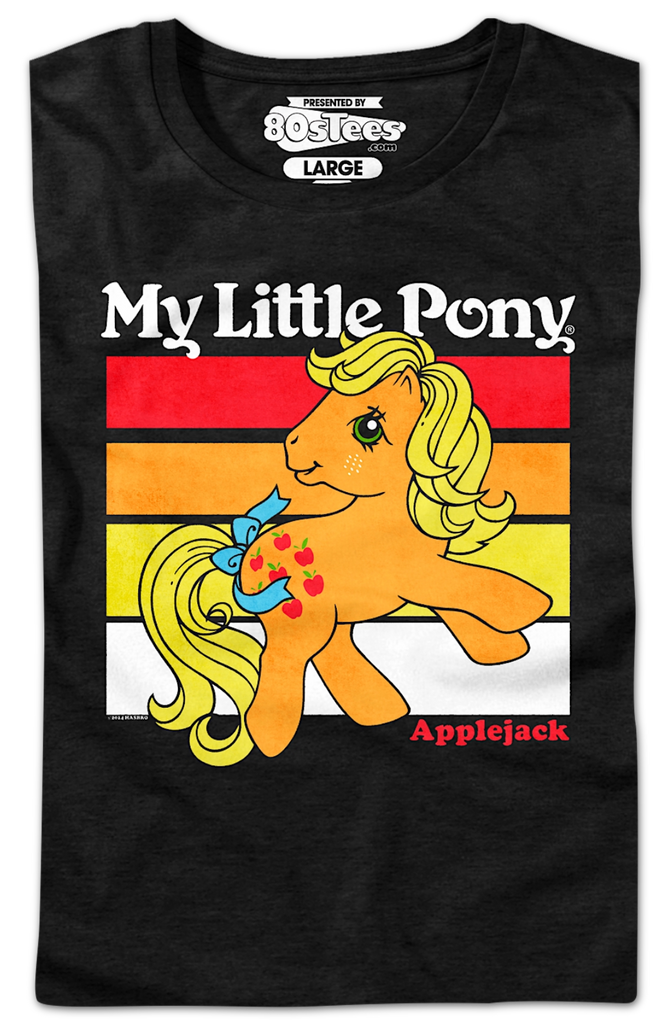 Womens Retro Applejack My Little Pony Shirt