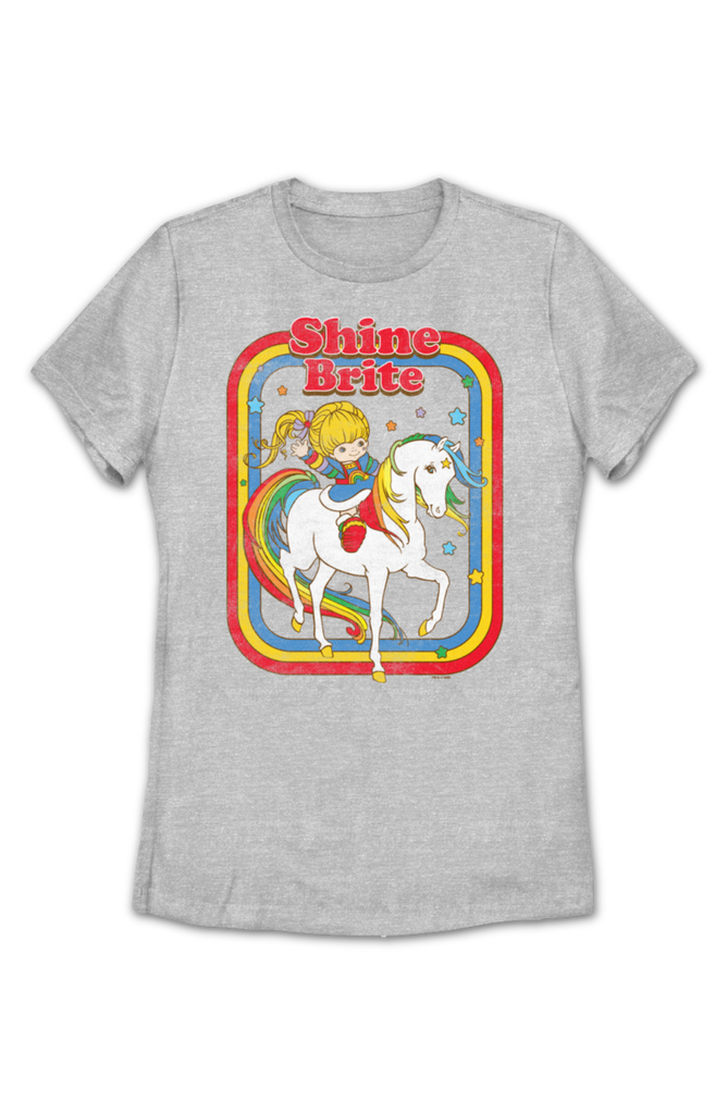 Womens Retro Shine Brite Rainbow Brite Shirt
