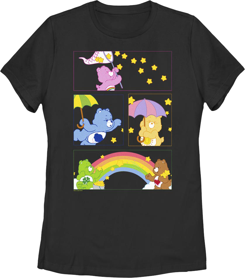 Womens Star Panels Care Bears Shirt