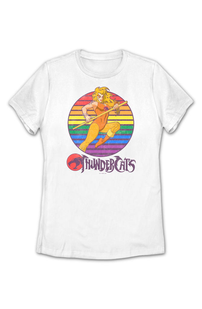 Womens Vintage Cheetara Action Pose ThunderCats Shirt