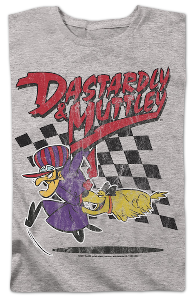 Womens Vintage Dastardly & Muttley Wacky Races Shirt