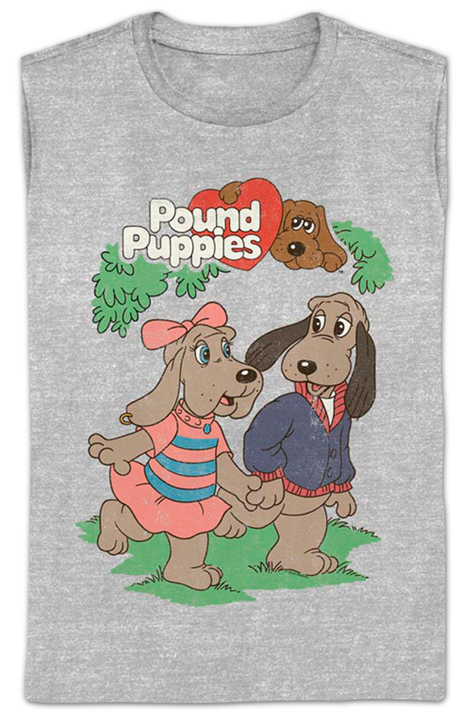 Womens Violet and Cooler Pound Puppies Shirt