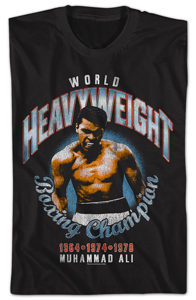 World Heavyweight Boxing Champion Muhammad Ali T-Shirt