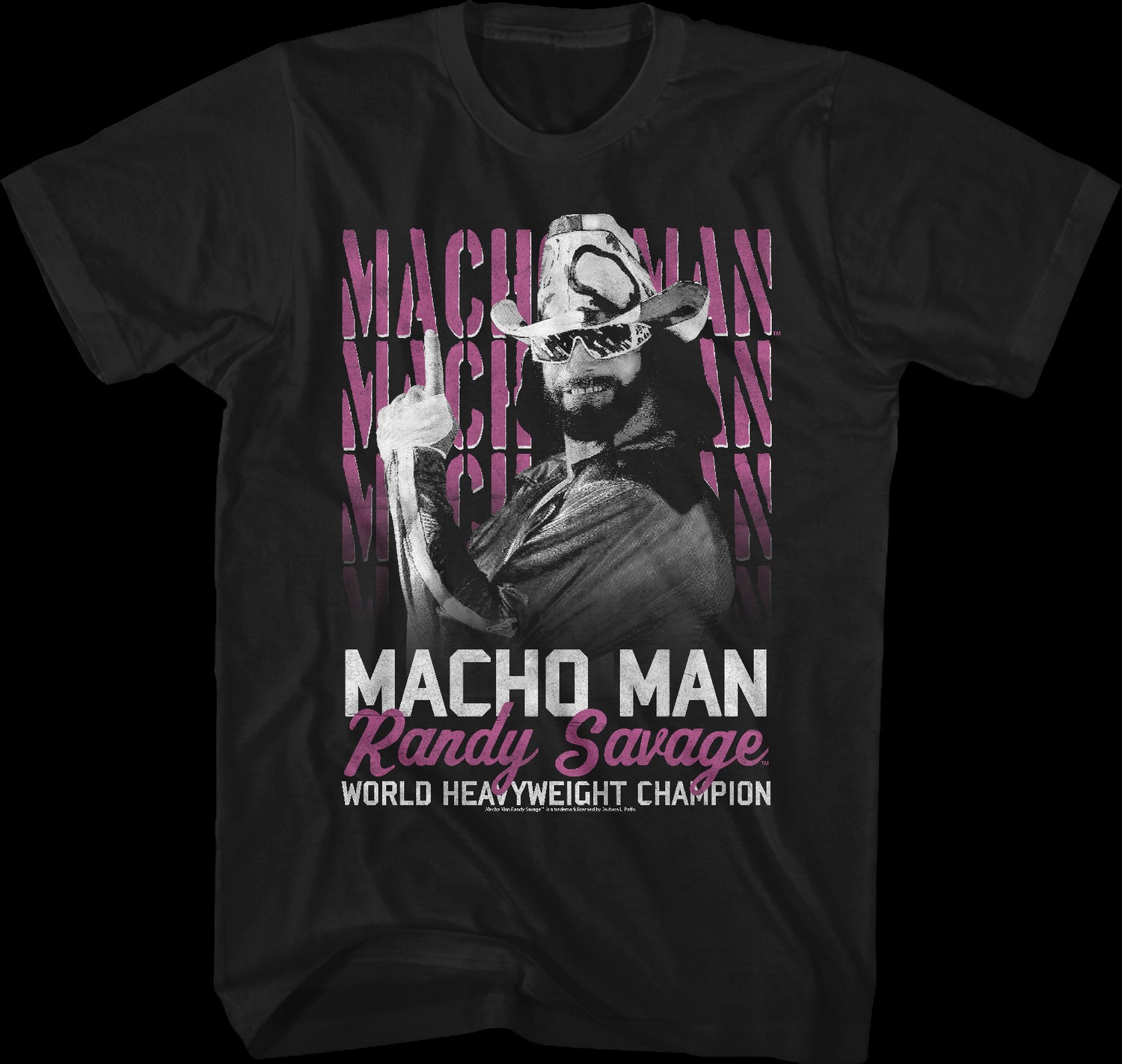 World Heavyweight Champion Macho Man Randy Savage T-Shirt