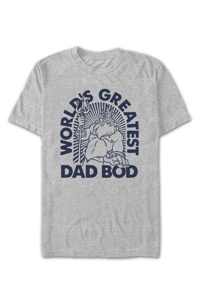 World's Greatest Dad Bod Little Mermaid Disney T-Shirt