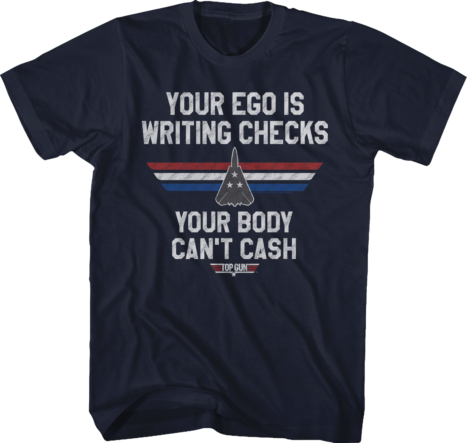 Writing Checks Top Gun T-Shirt