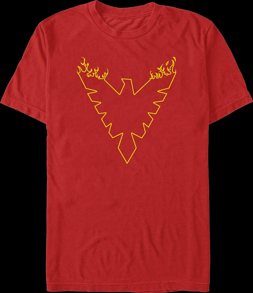 X-Men Dark Phoenix Logo Marvel Comics T-Shirt