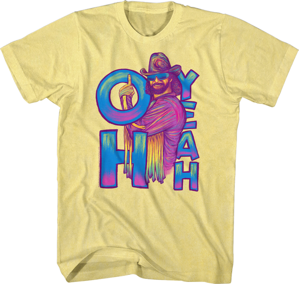 Yellow Oh Yeah Macho Man Randy Savage T-Shirt