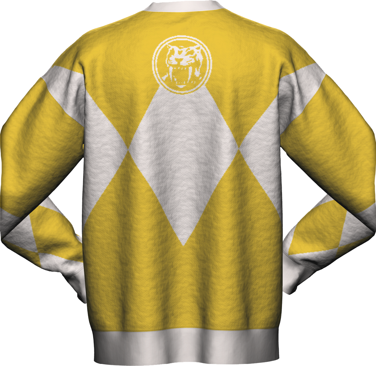 Yellow Ranger Mighty Morphin Power Rangers Knitted Sweater