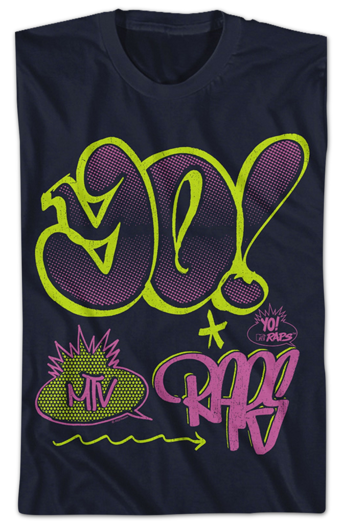 Yo! MTV Raps Graffiti MTV Shirt