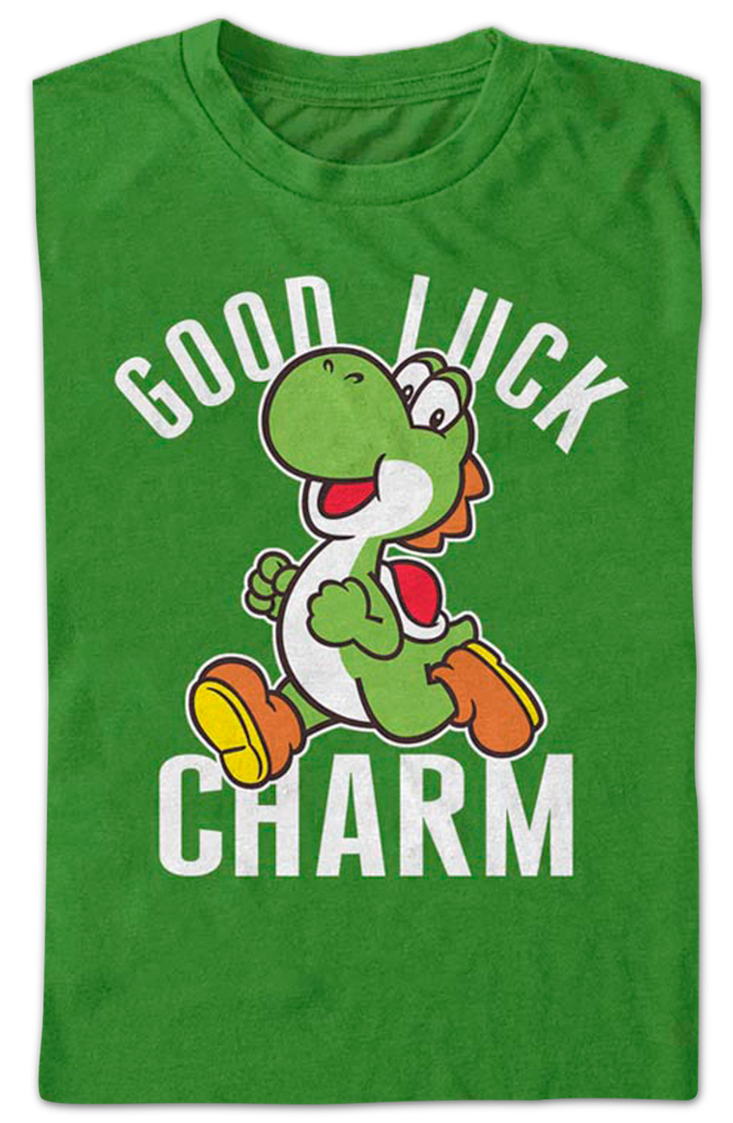 Yoshi Good Luck Charm Super Mario Bros. T-Shirt