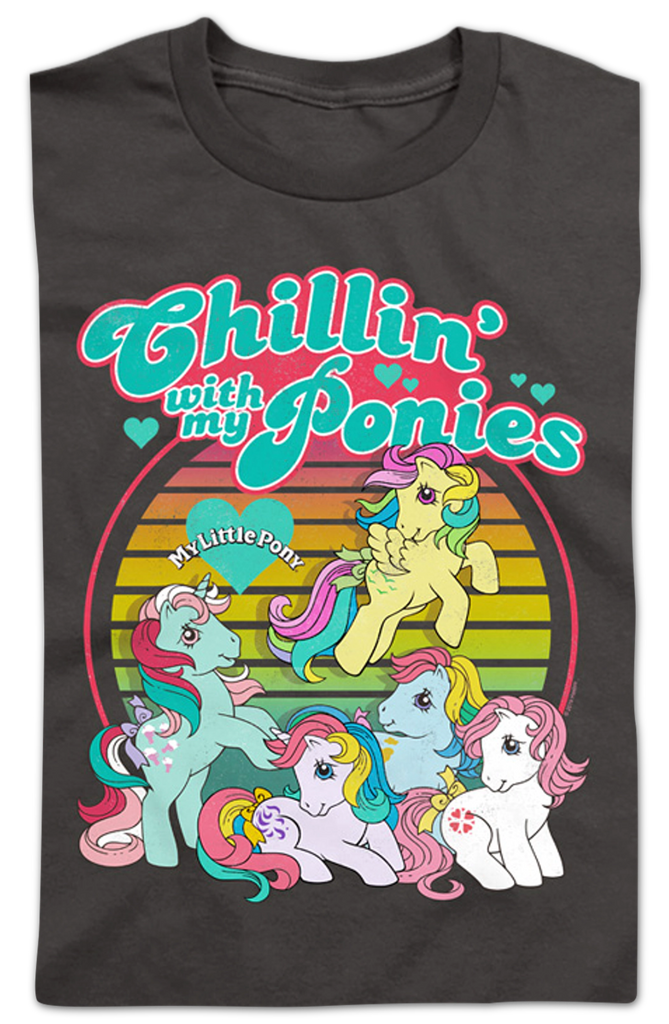 Youth Chillin' With My Ponies My Little Pony Shirt
