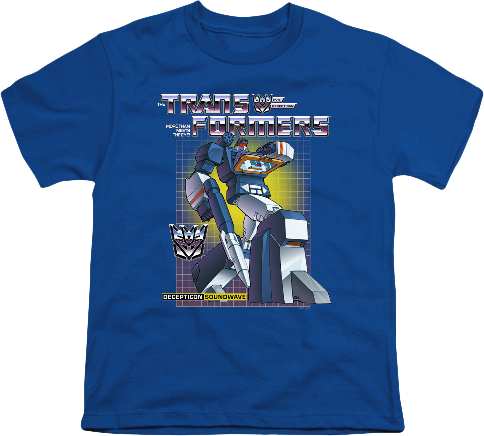 Youth Decepticon Soundwave Transformers Shirt