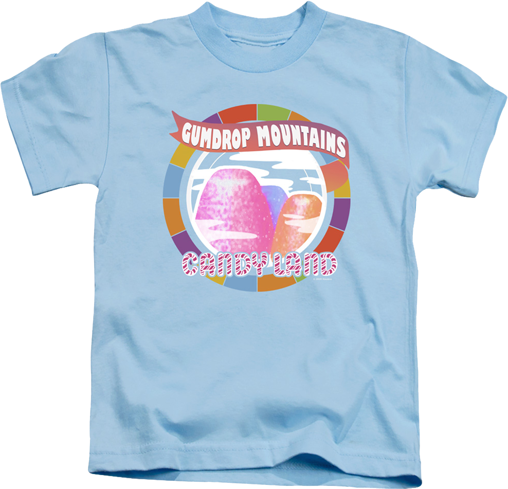 Youth Gumdrop Mountains Candy Land Shirt