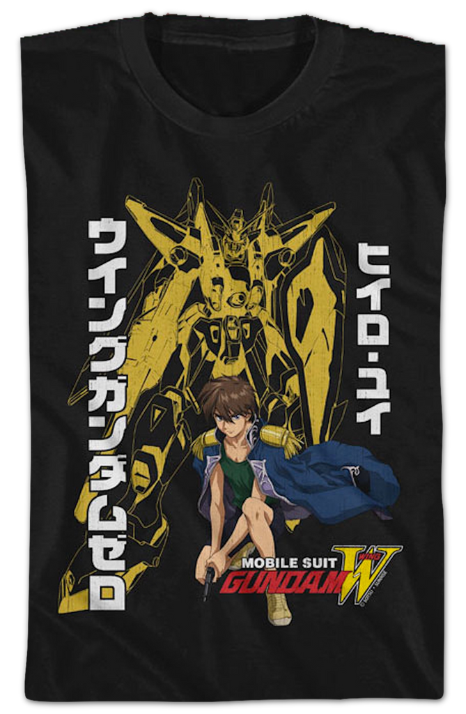 Youth Heero Yuy Gundam Shirt