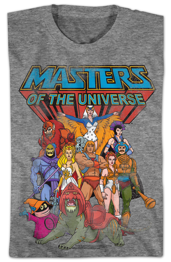 Youth Main Characters Masters of the Universe Shirt