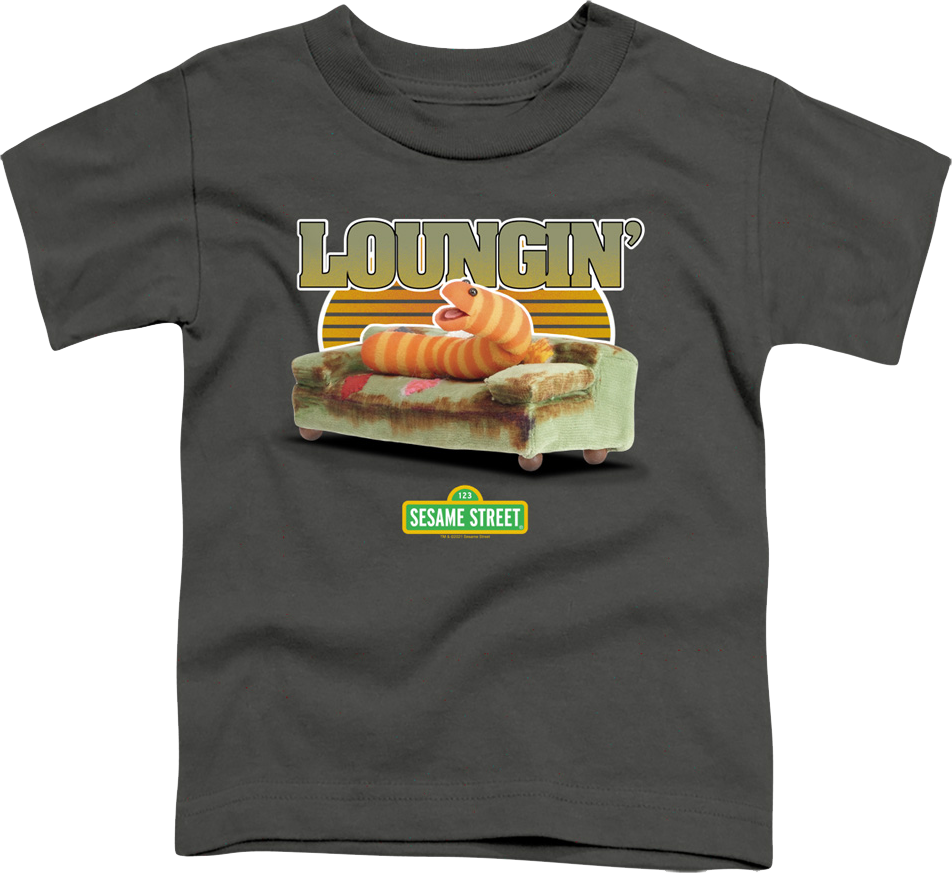 Youth Slimey Worm Sesame Street Shirt