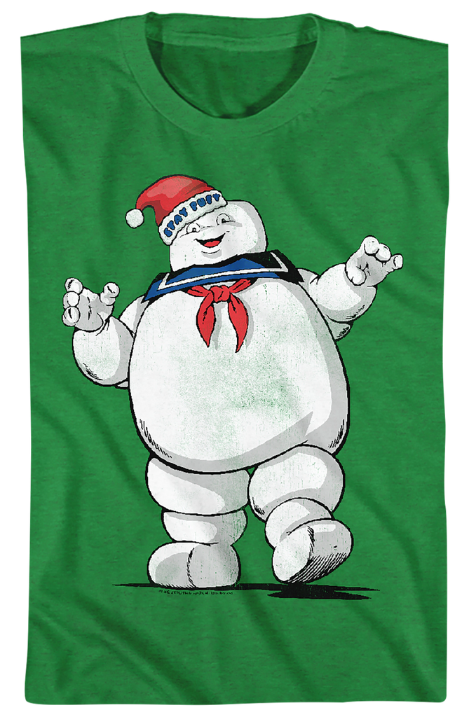Youth Stay Puft Santa Claus Hat Real Ghostbusters Shirt