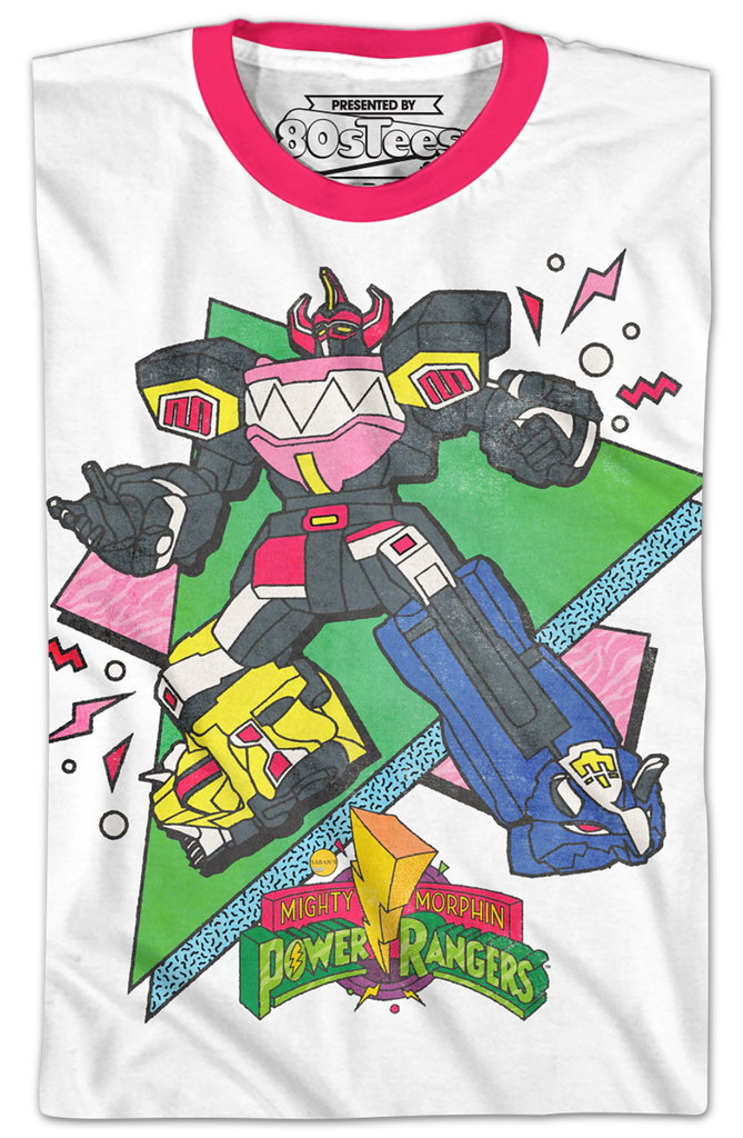 Youth Vintage Dinozord Mighty Morphin Power Rangers Shirt