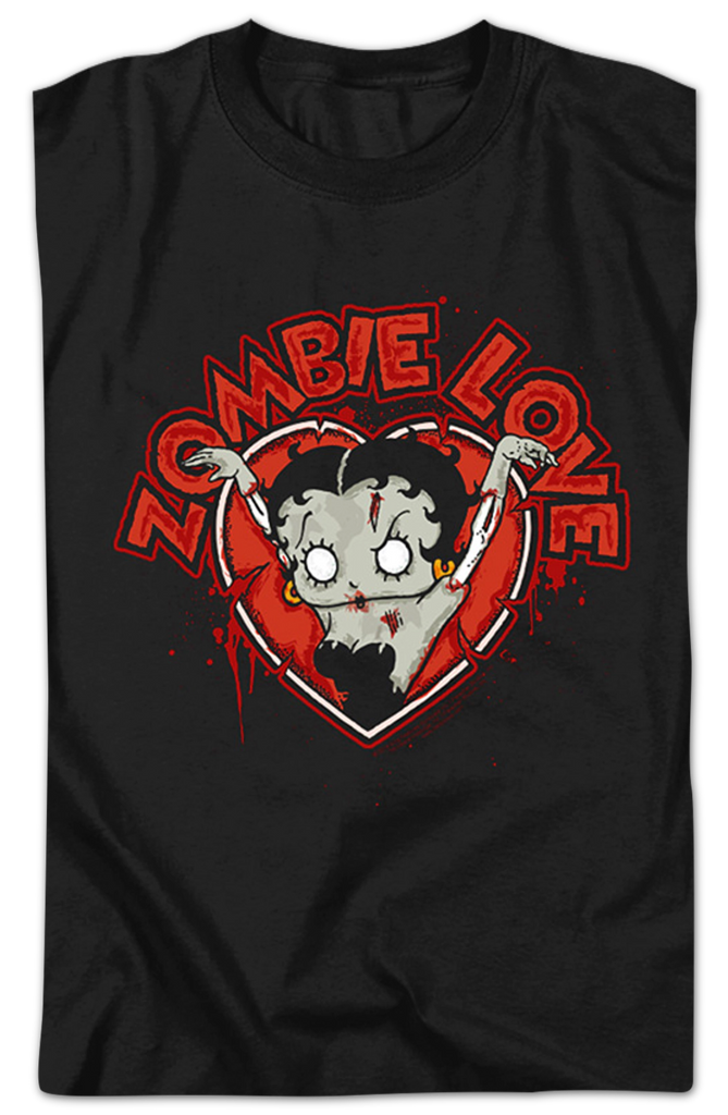 Zombie Love Betty Boop T-Shirt