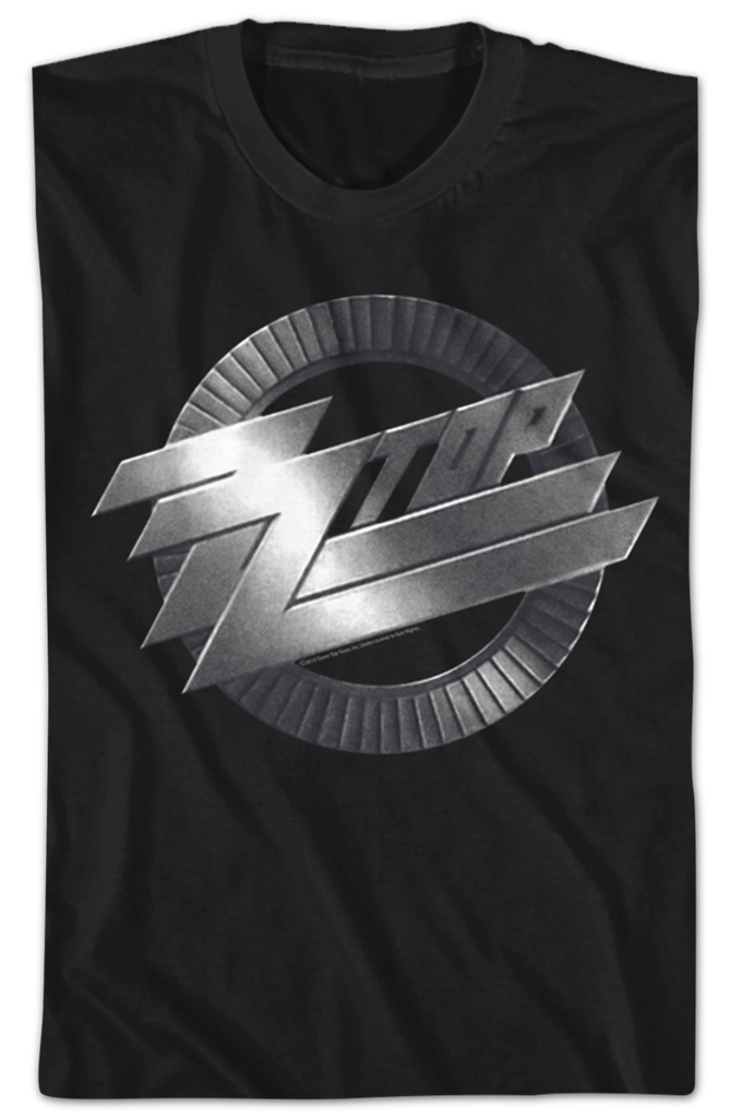 ZZ Top Rock Band Logo Music T-Shirt