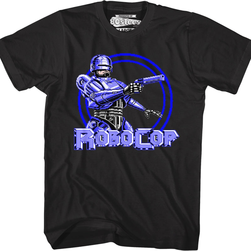 8-Bit Robocop T-Shirt: Robocop Mens T-Shirt