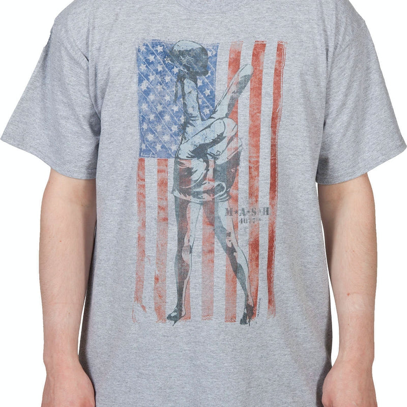 American Flag MASH Shirt