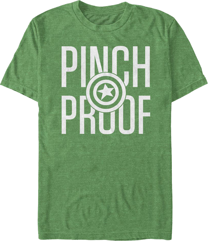 Captain America Pinch Proof Marvel Comics T-Shirt