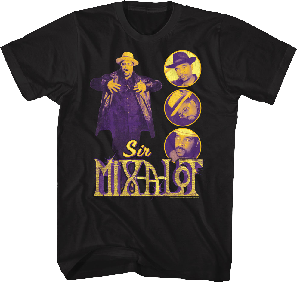 Circles Collage Sir Mix-a-Lot T-Shirt