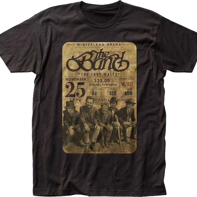 Concert Ticket The Band T-Shirt