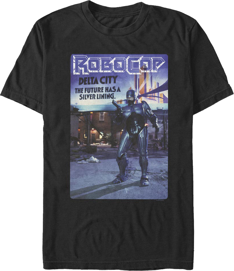 Delta City Poster Robocop T-Shirt
