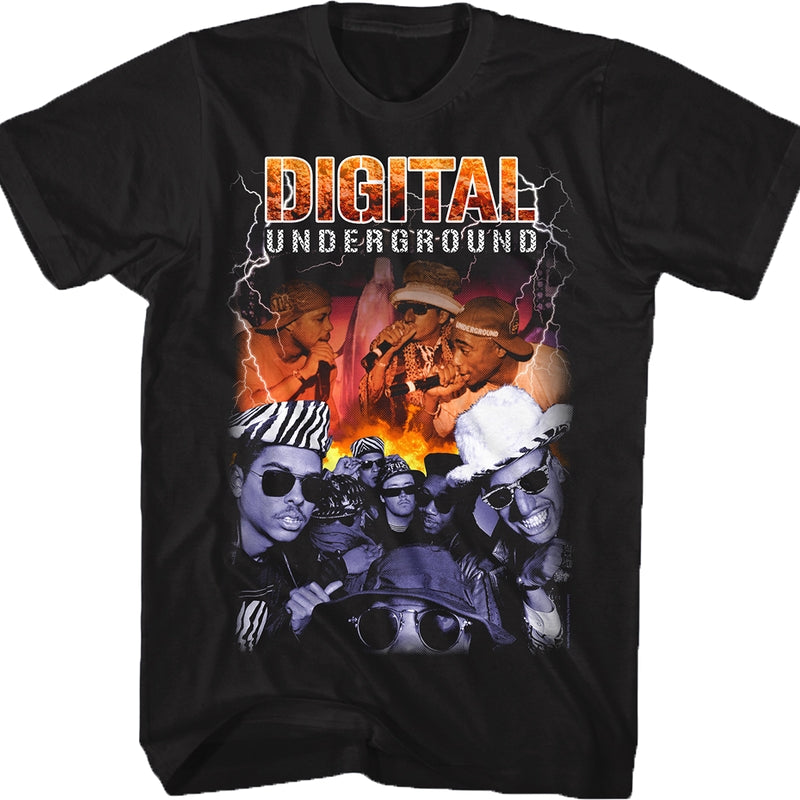 Digital Underground T-Shirt: Digital Underground Mens T-Shirt