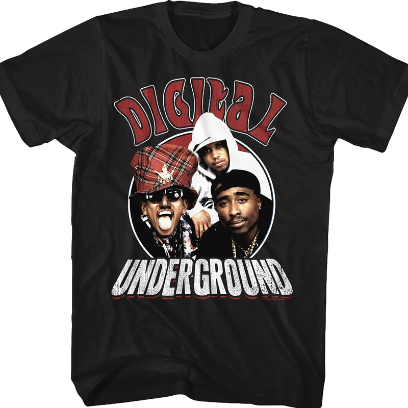 Distressed Digital Underground T-Shirt. Men's T-Shirt