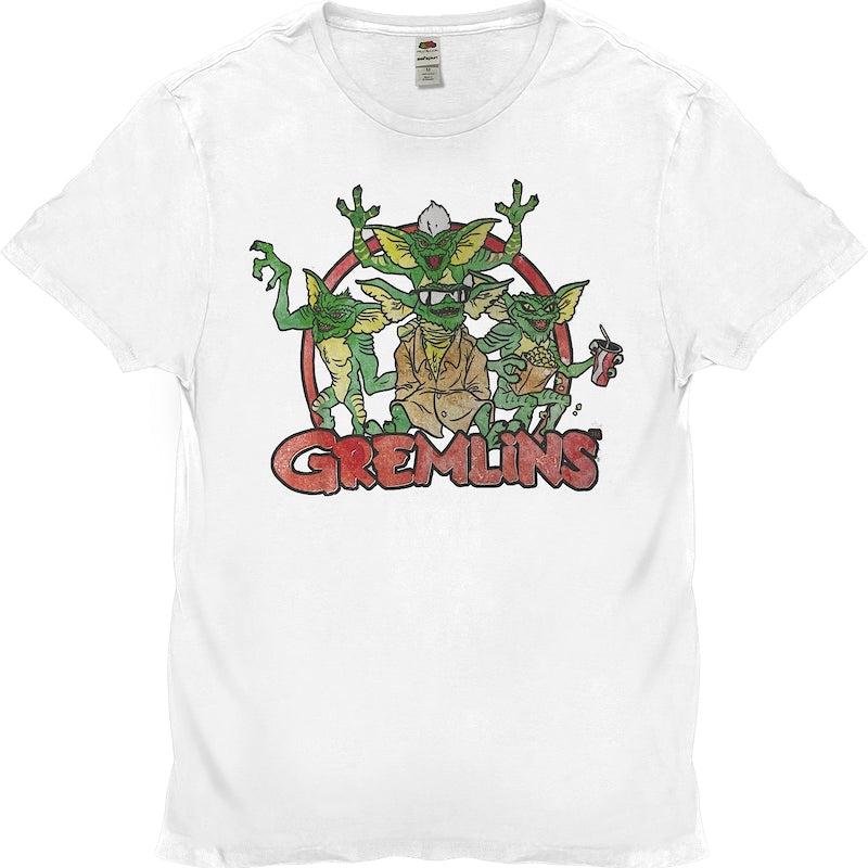 Distressed Gremlins T-Shirt: Gremlins Mens T-Shirt