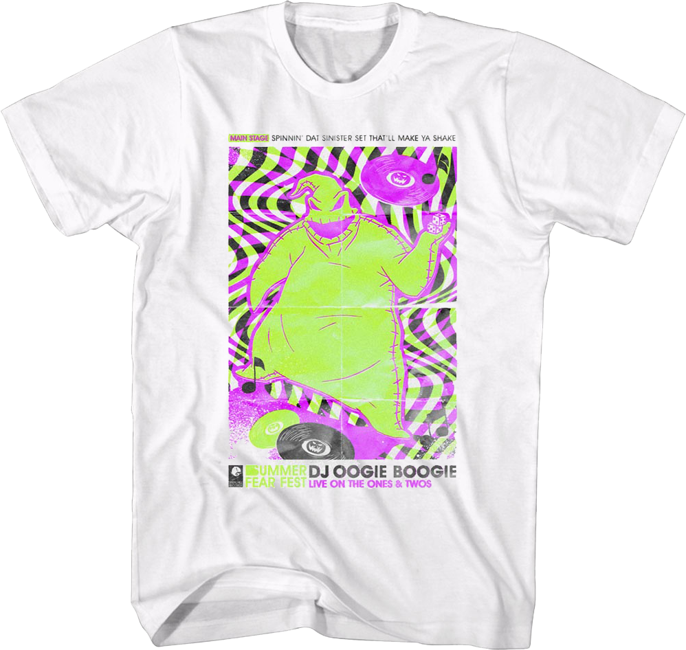 DJ Oogie Boogie Nightmare Before Christmas T-Shirt