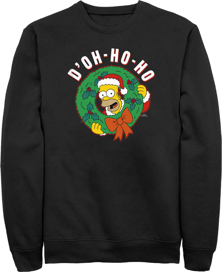 D'oh-Ho-Ho Simpsons Sweatshirt