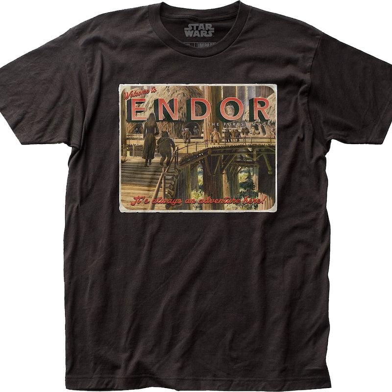 Endor Postcard Star Wars T-Shirt