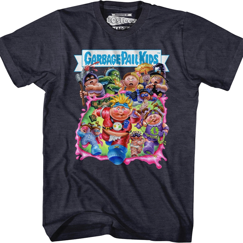 Heroic Group Photo Garbage Pail Kids T-Shirt