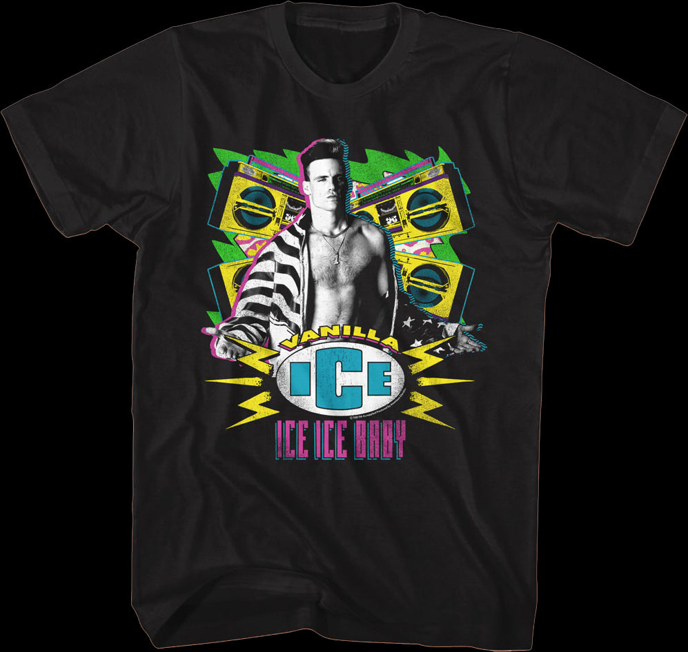 Ice Ice Baby Stereos Vanilla Ice T-Shirt