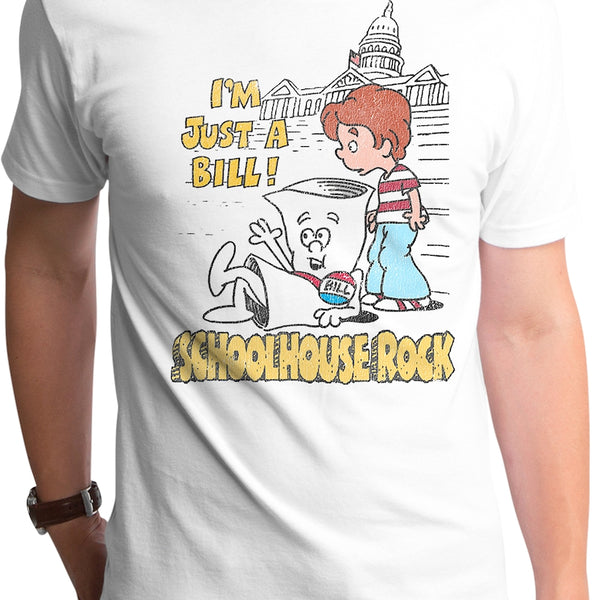 I'm Just A Bill Schoolhouse Rock White T-Shirt