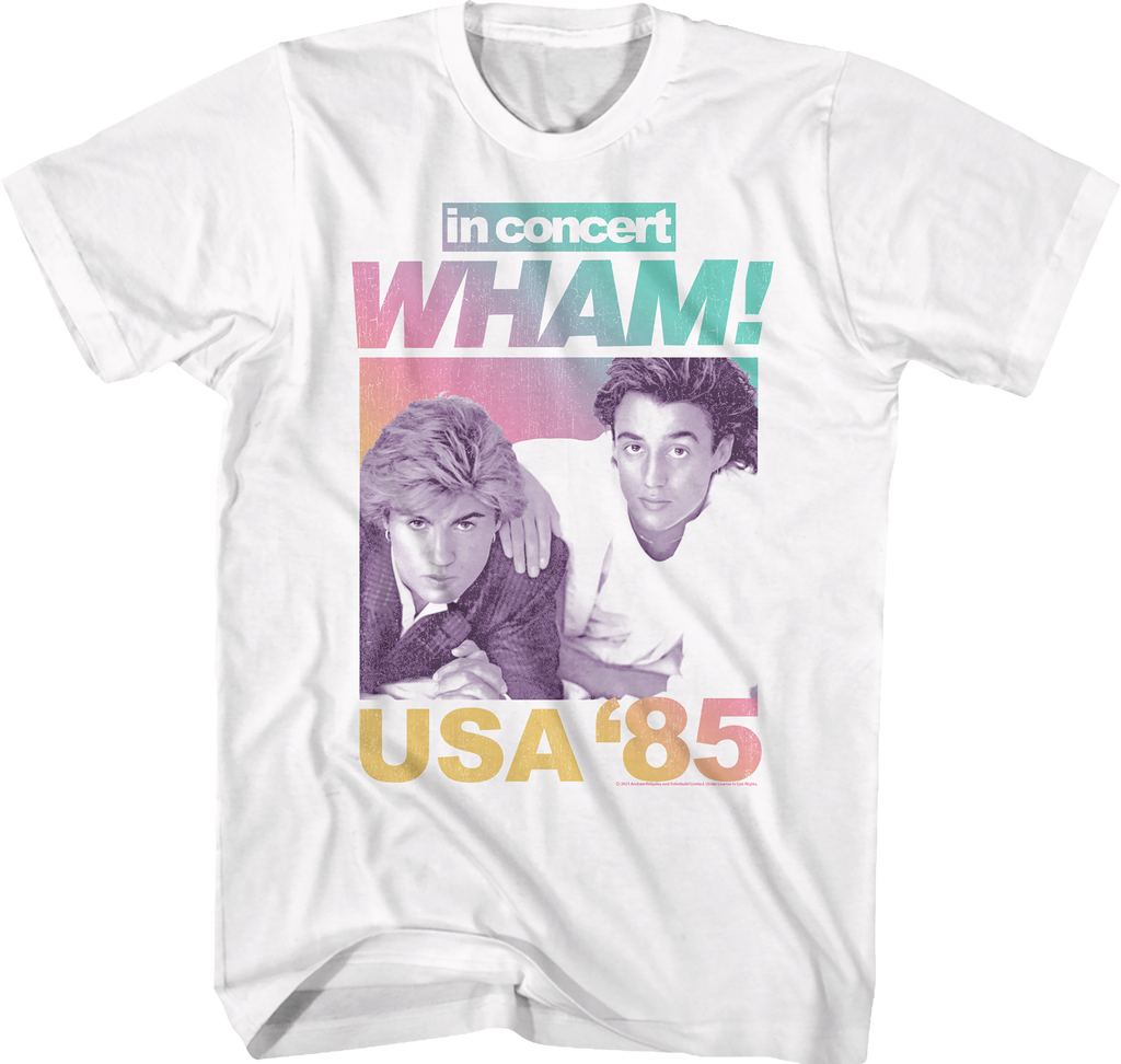 In Concert USA '85 Wham T-Shirt