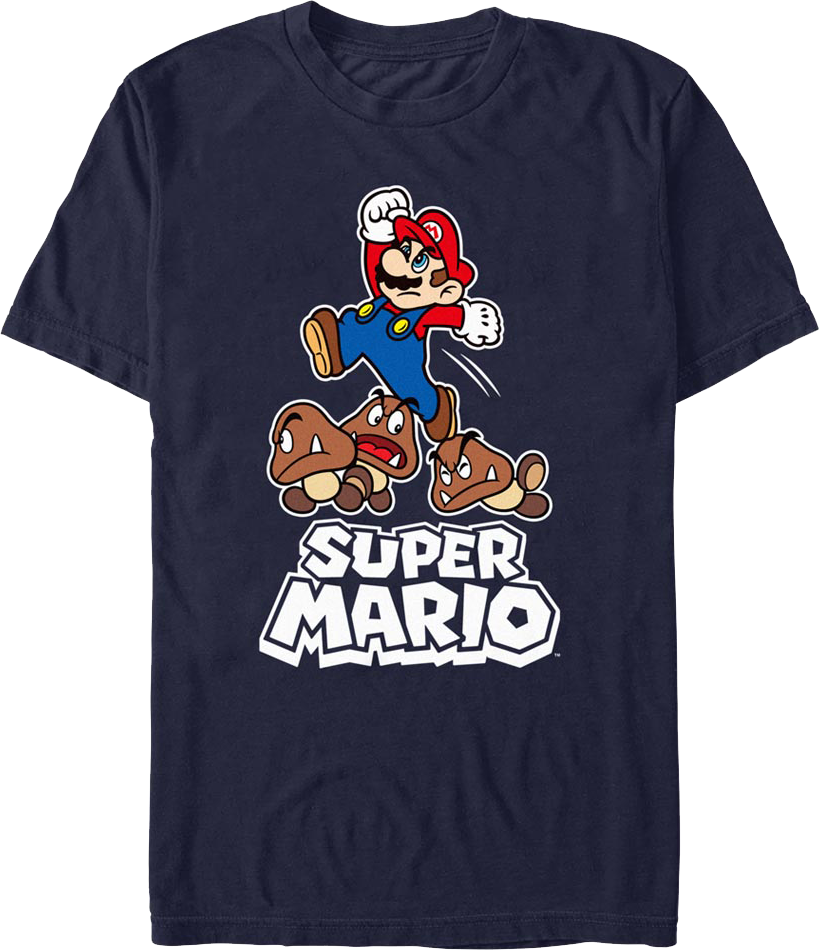 Jumping On Goombas Super Mario Bros. T-Shirt