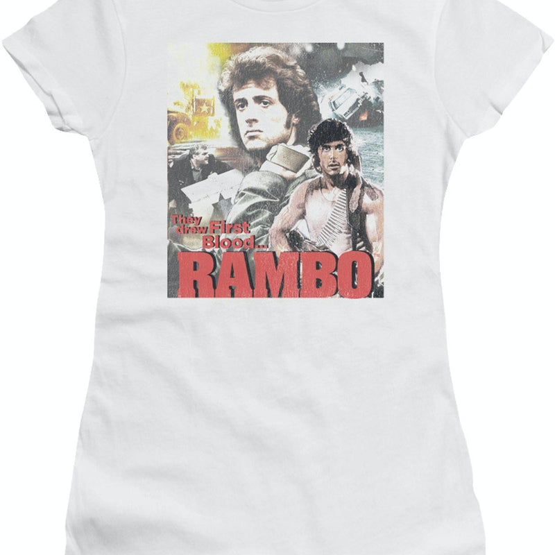 Junior First Blood Rambo Shirt: Rambo Juniors T-Shirt