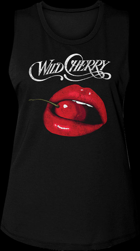 Ladies Debut Wild Cherry Muscle Tank Top