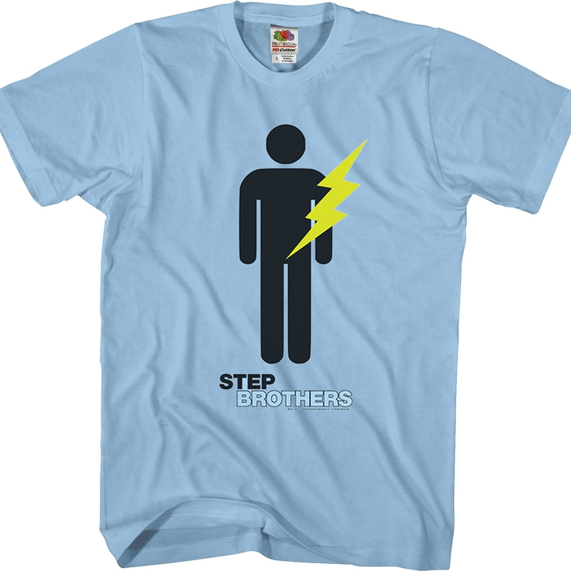 Lightning Bolt Step Brothers T-Shirt: Step Brothers Mens T-Shirt