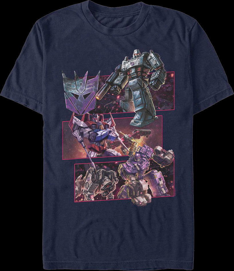 Logo And Decepticons Transformers T-Shirt