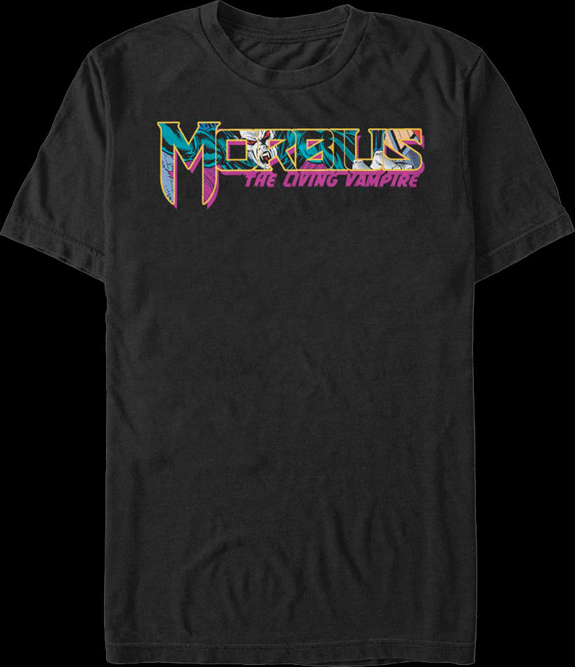 Logo Morbius The Living Vampire Marvel Comics T-Shirt
